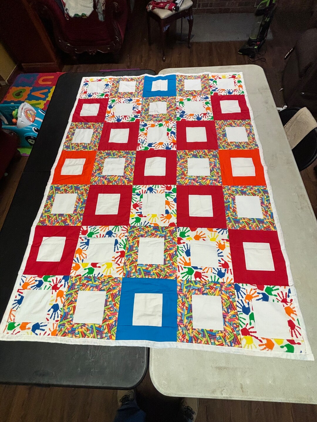 School Quilt - Etsy