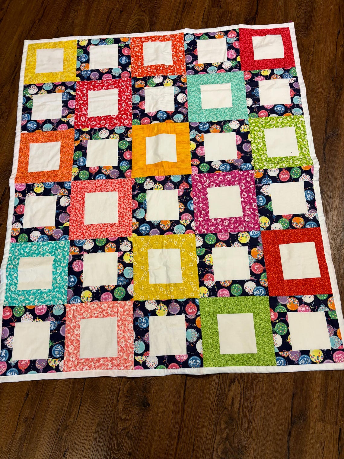 Happy Birthday Quilt - Etsy