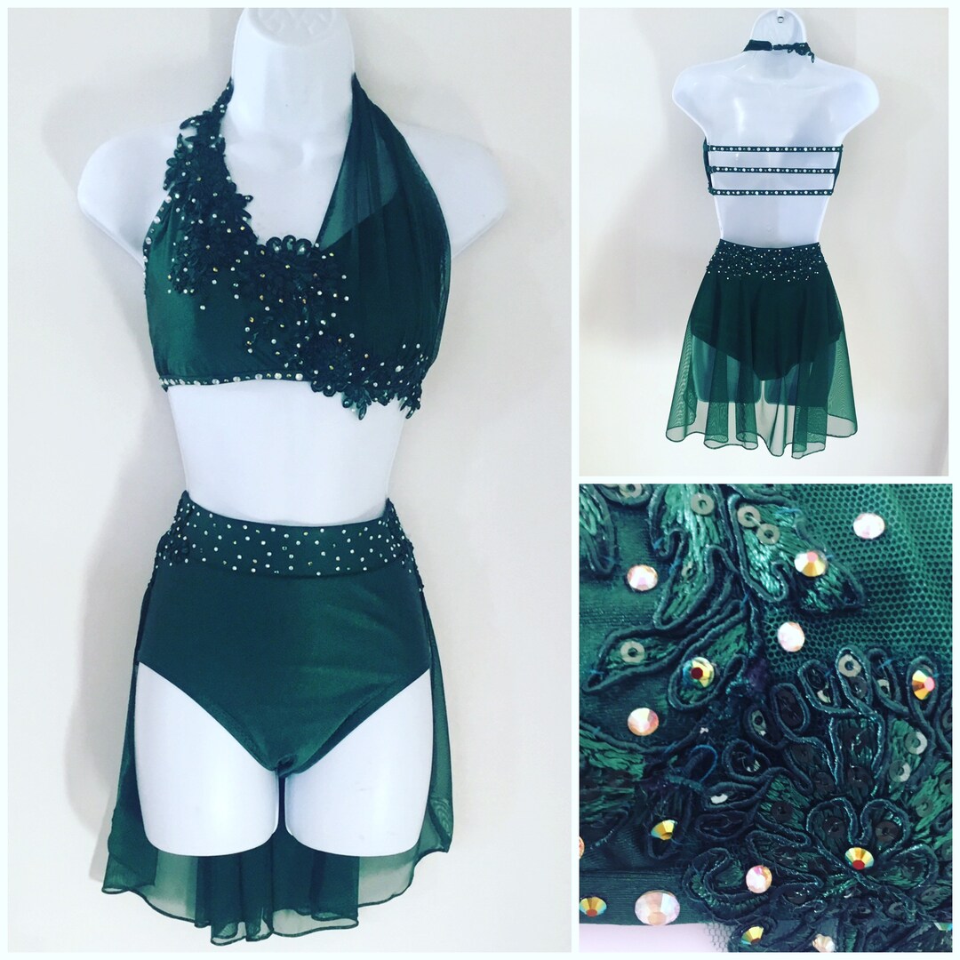 Custom Made Dance Costumes with Skirt - Etsy Canada