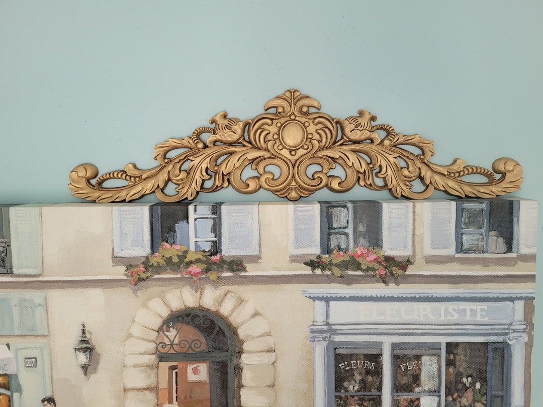 3d Vintage Door Frame Decoration, Long Detailed Ornament Decoration ...