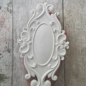 Swirly Ornate Wood Onlay for Fireplace, Wood Pediment for Headboard ...