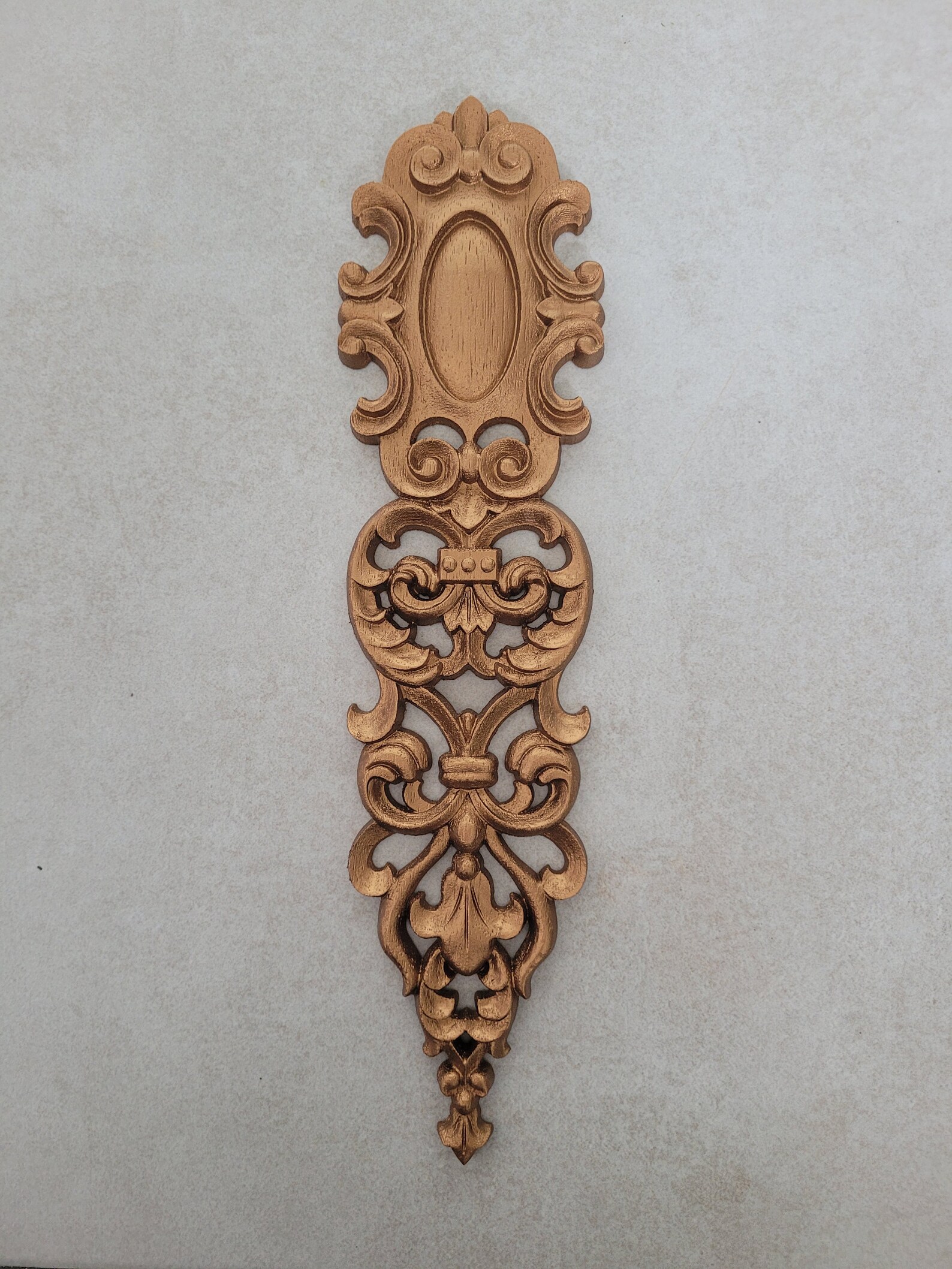 Shabby Chic White Wood Ornate Carved Applique for Cabinet, Baroque ...
