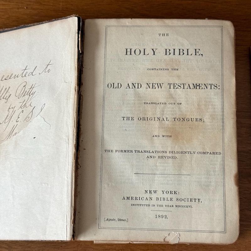 Antique Bible - Etsy