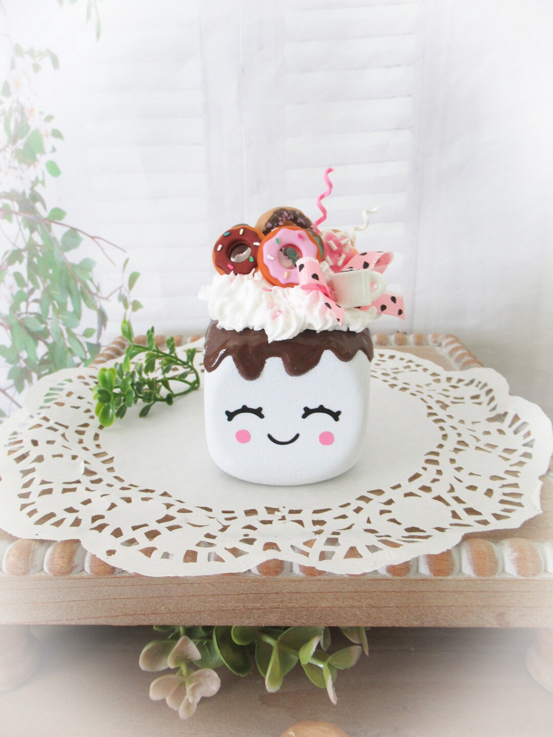 Doughnut Theme Decor / Donut Marshmallow Cutie / Faux Whip / Sweet ...