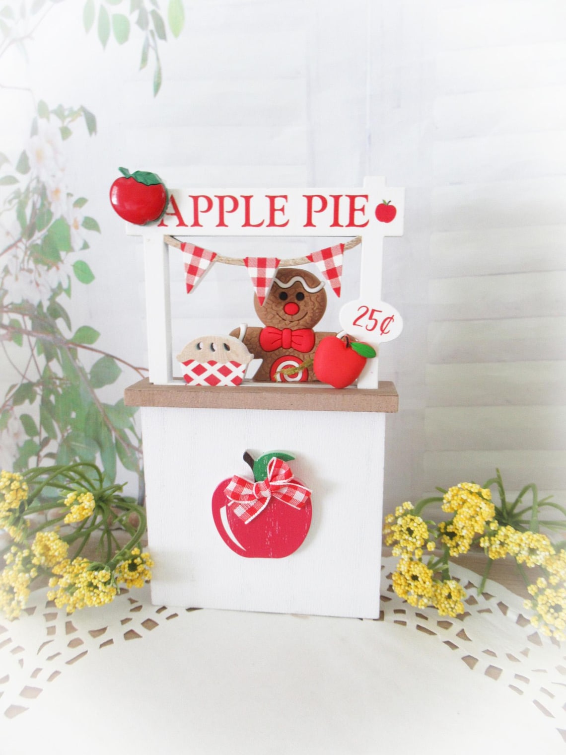 Mini Apple Orchard Wheelbarrow: Farmhouse Tiered Tray Decor - Etsy