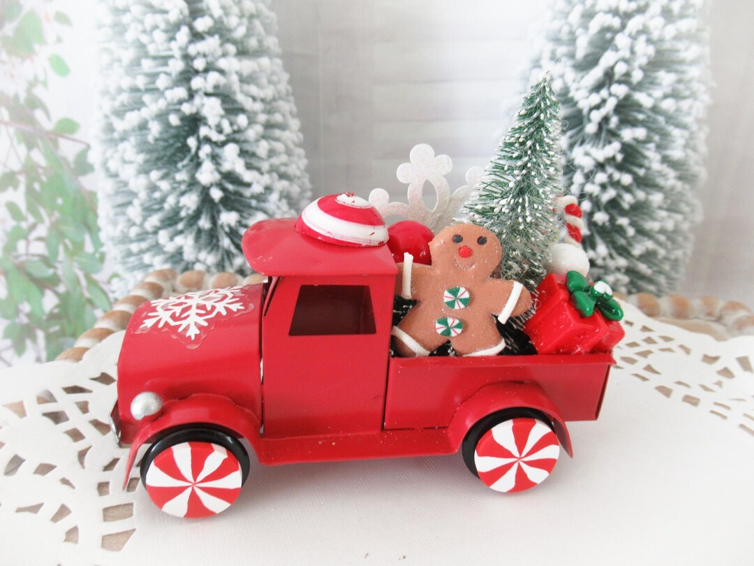Winter Theme Gingerbread Mini Truck / Christmas Tree / Gingerbread Man ...