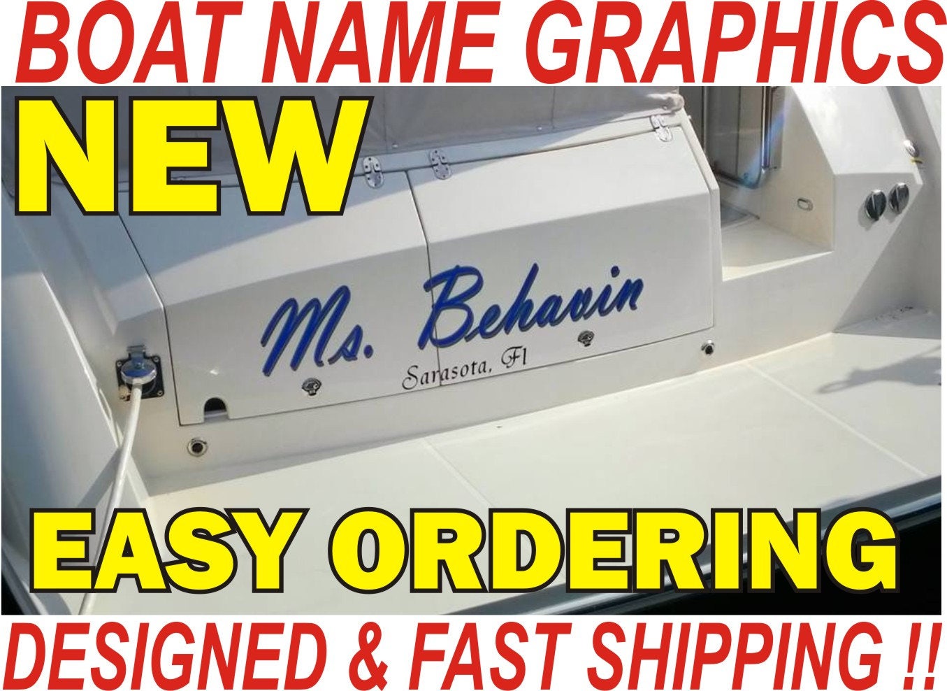 Luxury Boat Names & Graphics – Personalized Decals With Free Proofs and ...