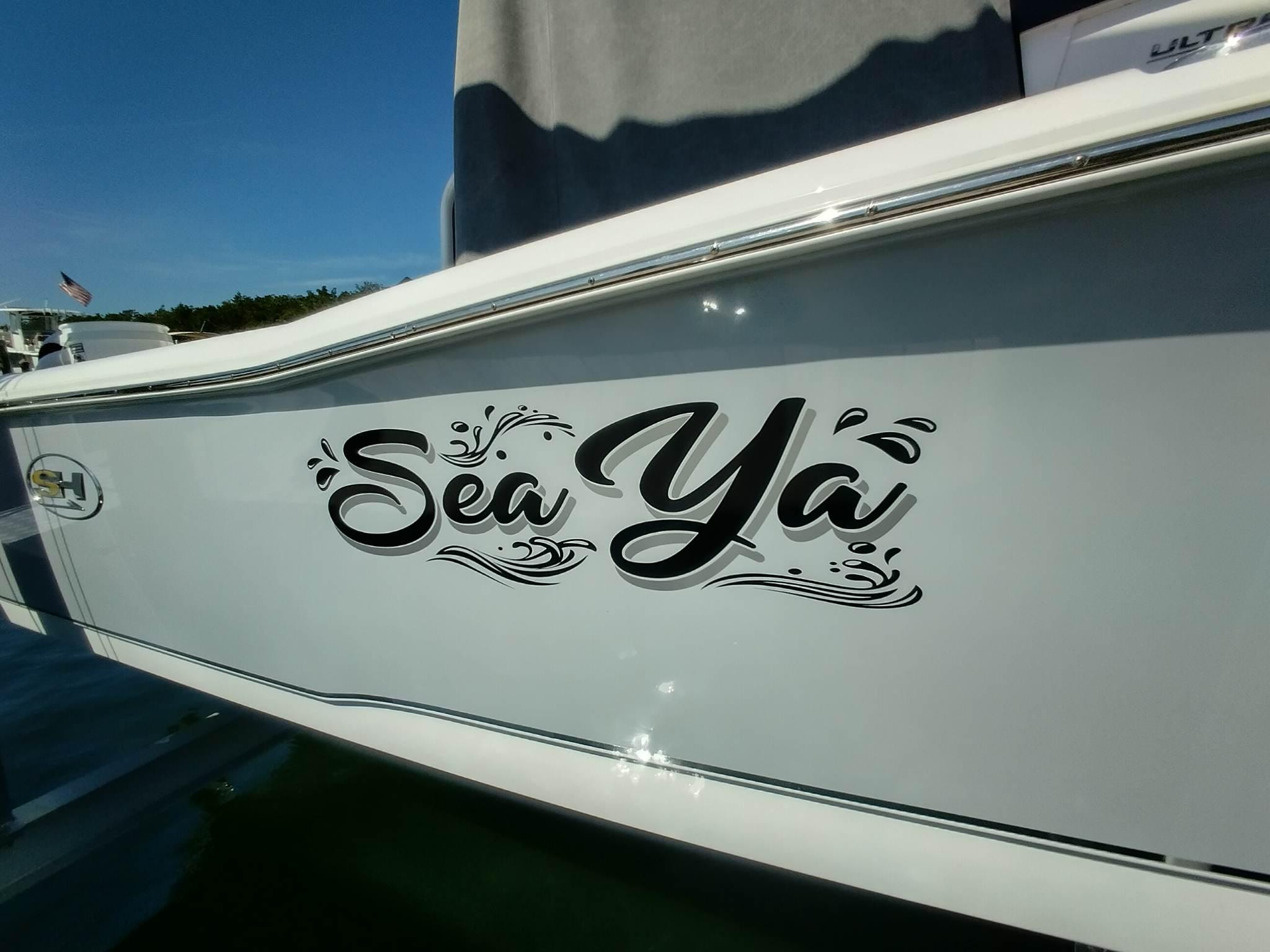 Custom Boat Name Decals – Weatherproof Vinyl Lettering - Etsy