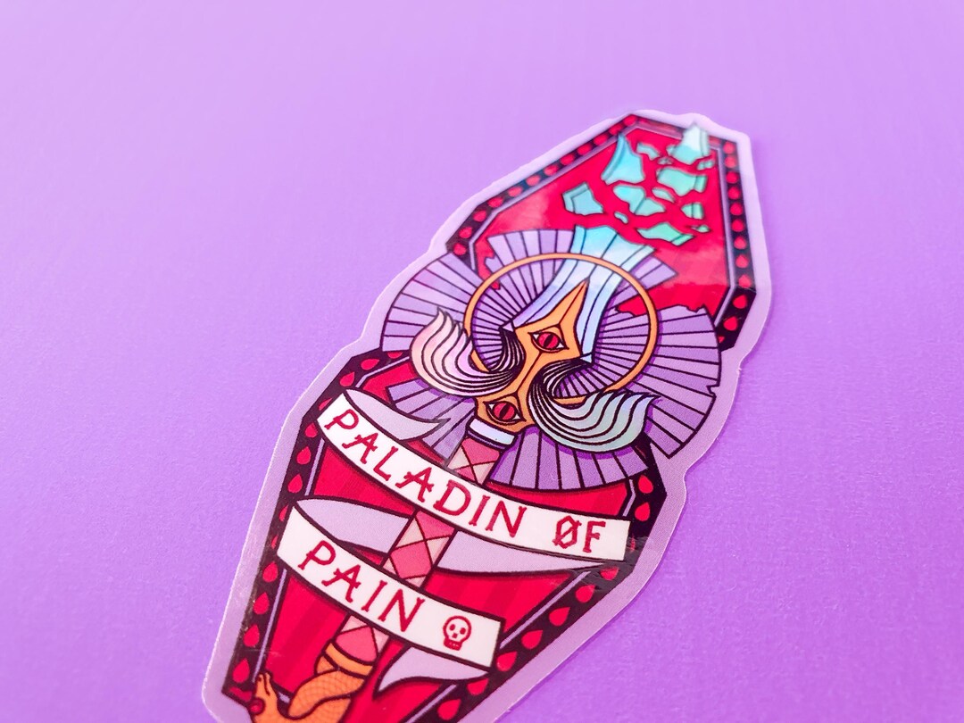 Paladin of Pain Sticker, Dnd Stickers, Paladin Sticker, Dungeons and ...
