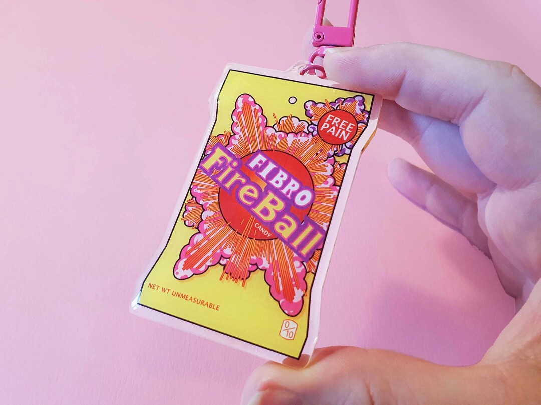 Fibro Fireball Keyring Fibromyalgia Gift Fibromyalgia - Etsy