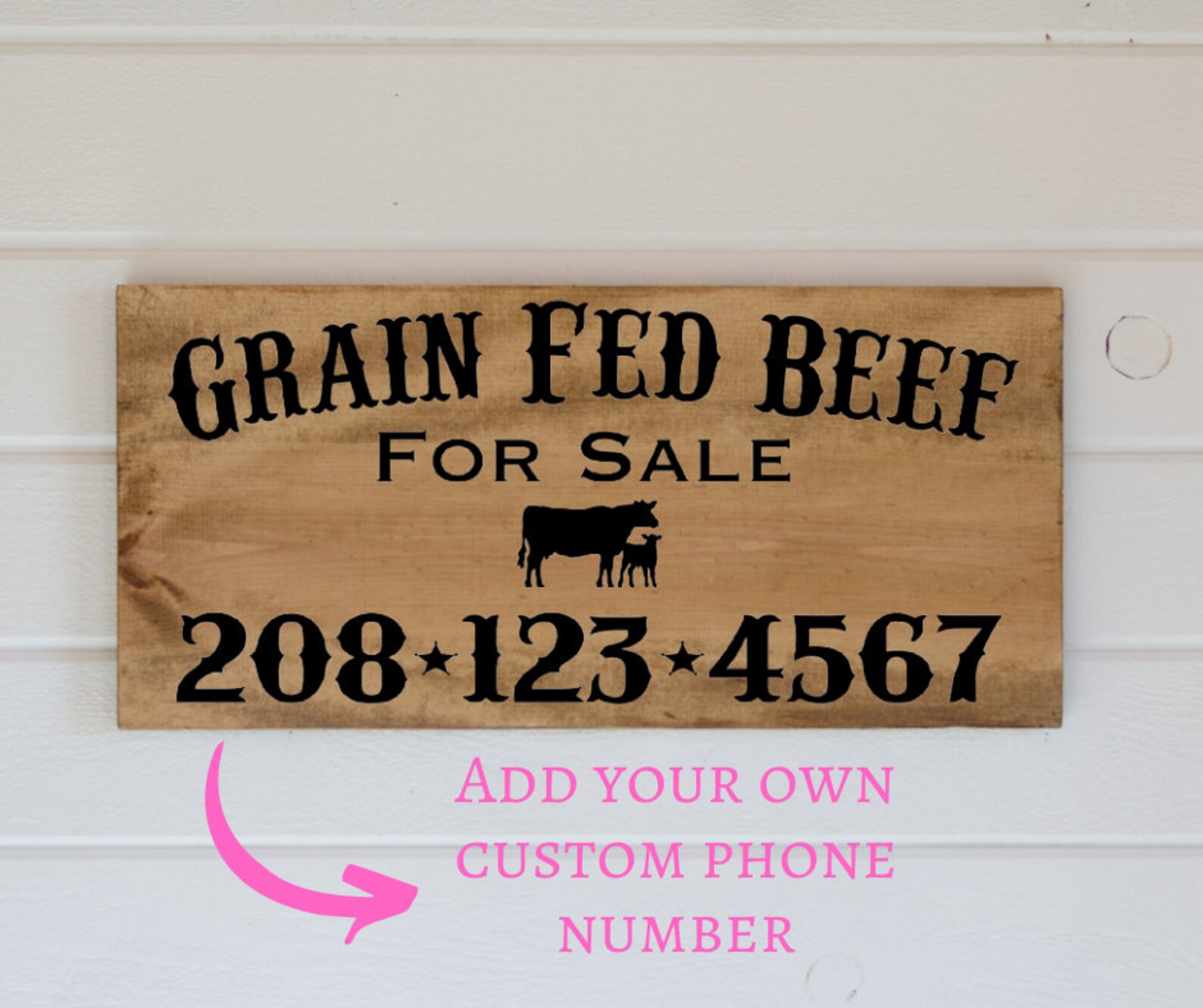 Grain Fed Beef for Sale Sign Beef Sign Custom Sign Steer | Etsy