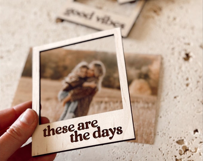 Polaroid Fridge Magnet Frame | Fridge Photo Frame | Photo Frame Gift ...