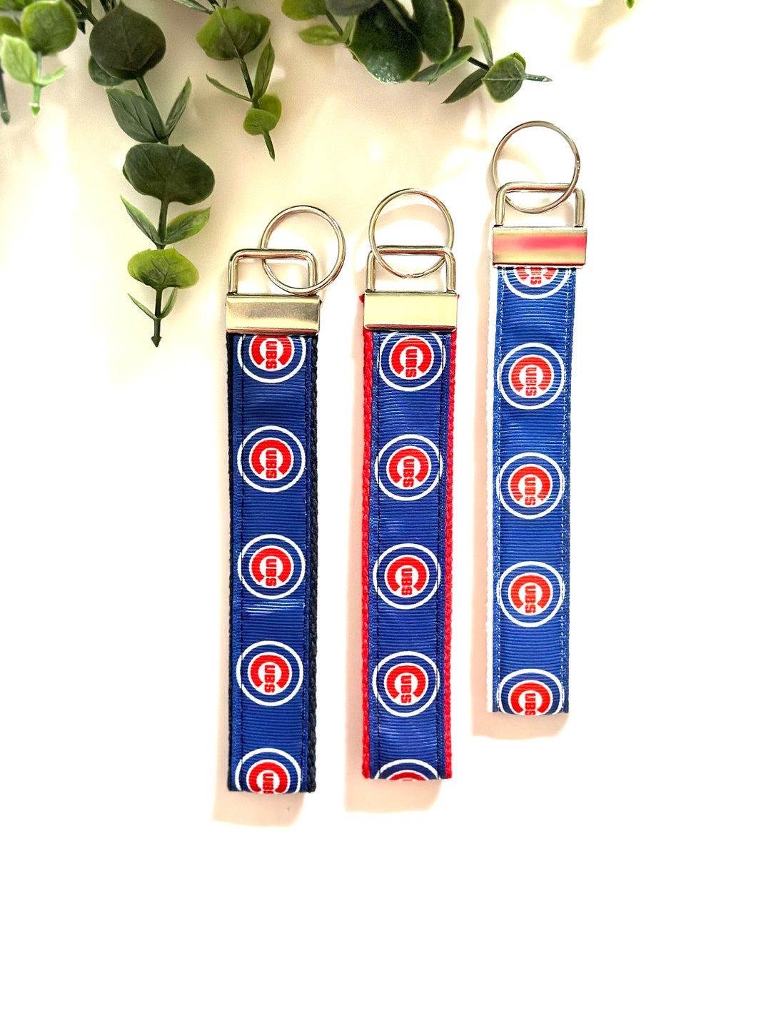 Chicago Cubs Key Fob, Fabric Key Chain, Key Wristlet - Etsy