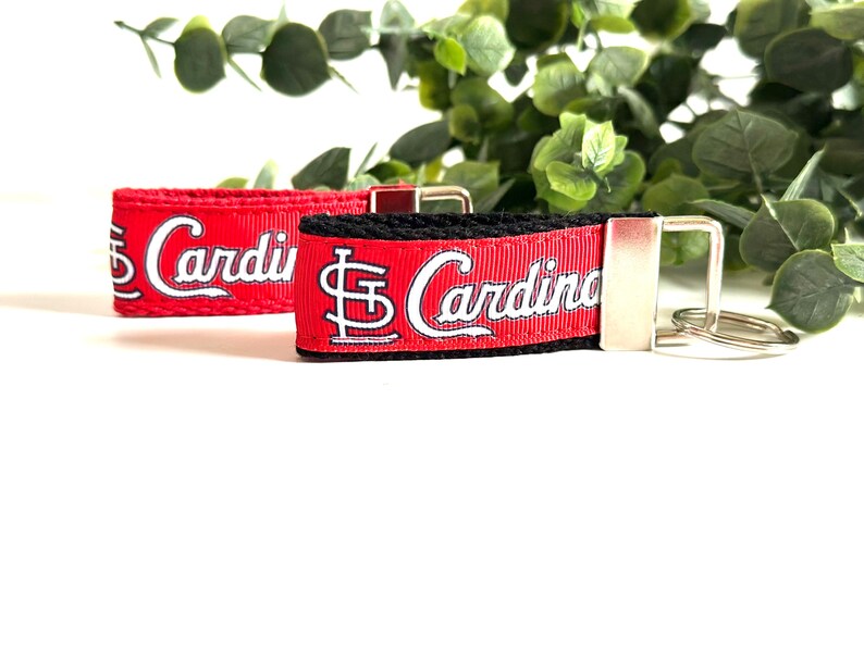 St. Louis Cardinals Keychain, Fabric Key Fob, Wristlet - Etsy