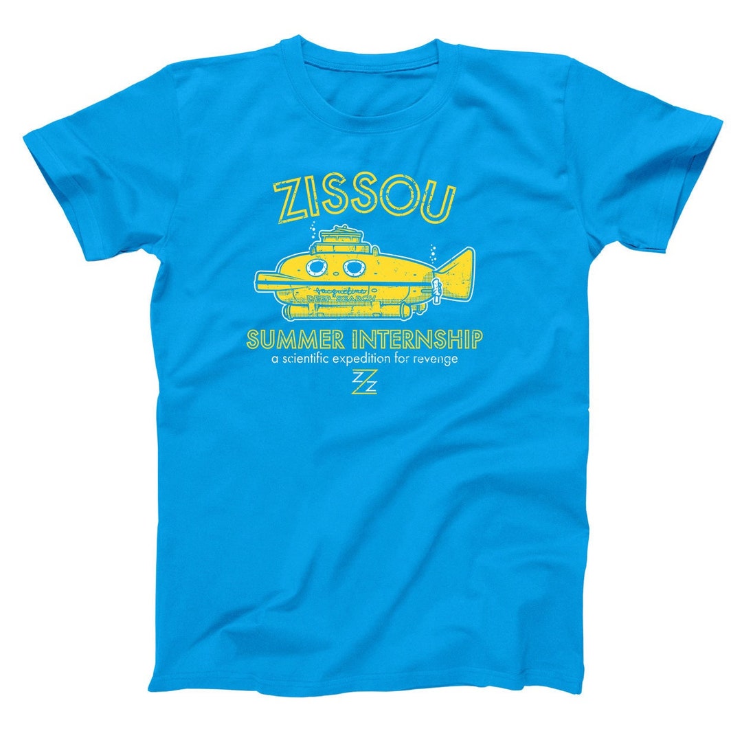 The Life Aquatic Summer Intern Funny Costume Movie Fandom Tee XS-5X ...