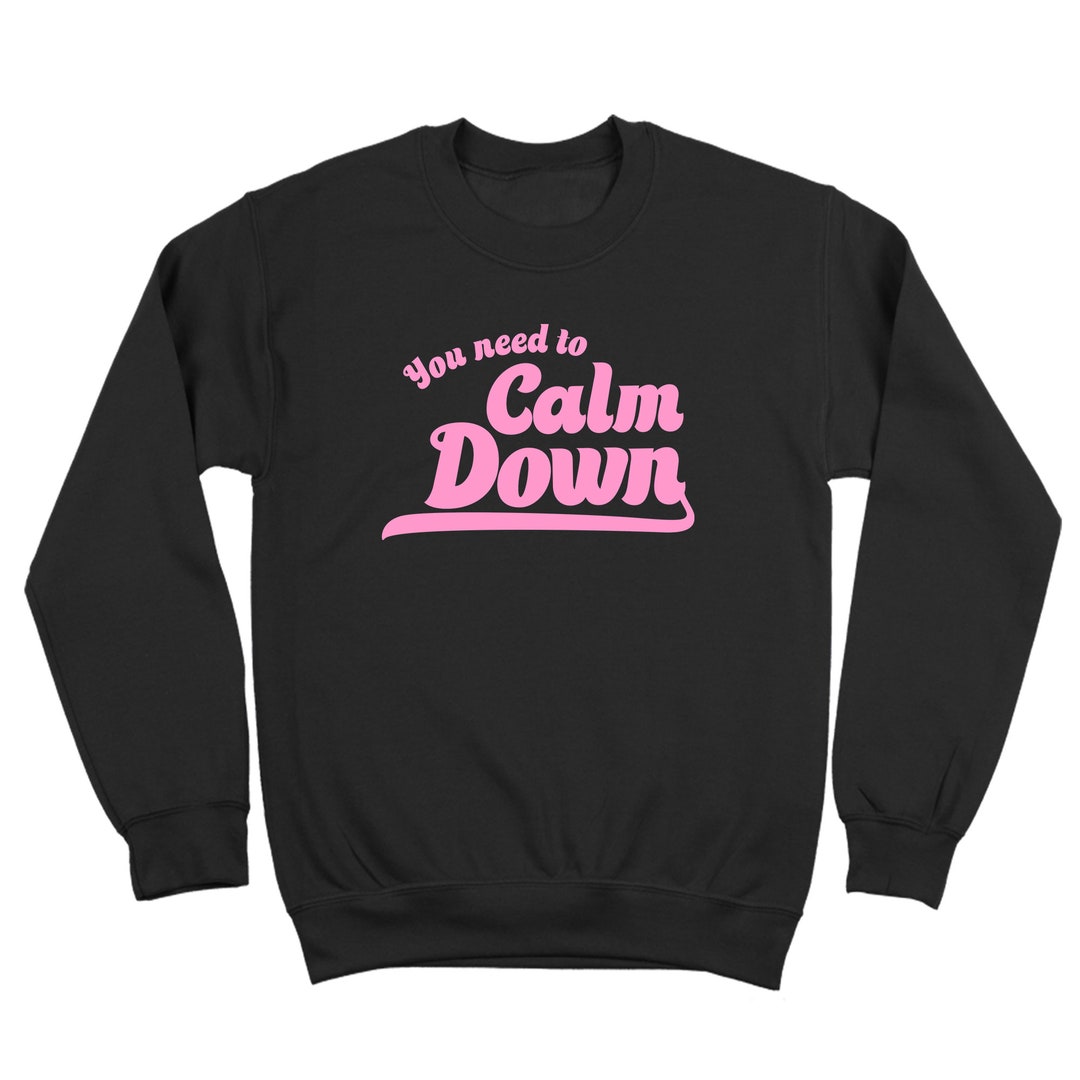 You NEED to Calm Down Quote Humor Retro Swifty Concert - Etsy