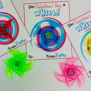 DIGITAL KIDS VALENTINE | Give Valentine a Whirl Fidget Spinner - Fidget ...