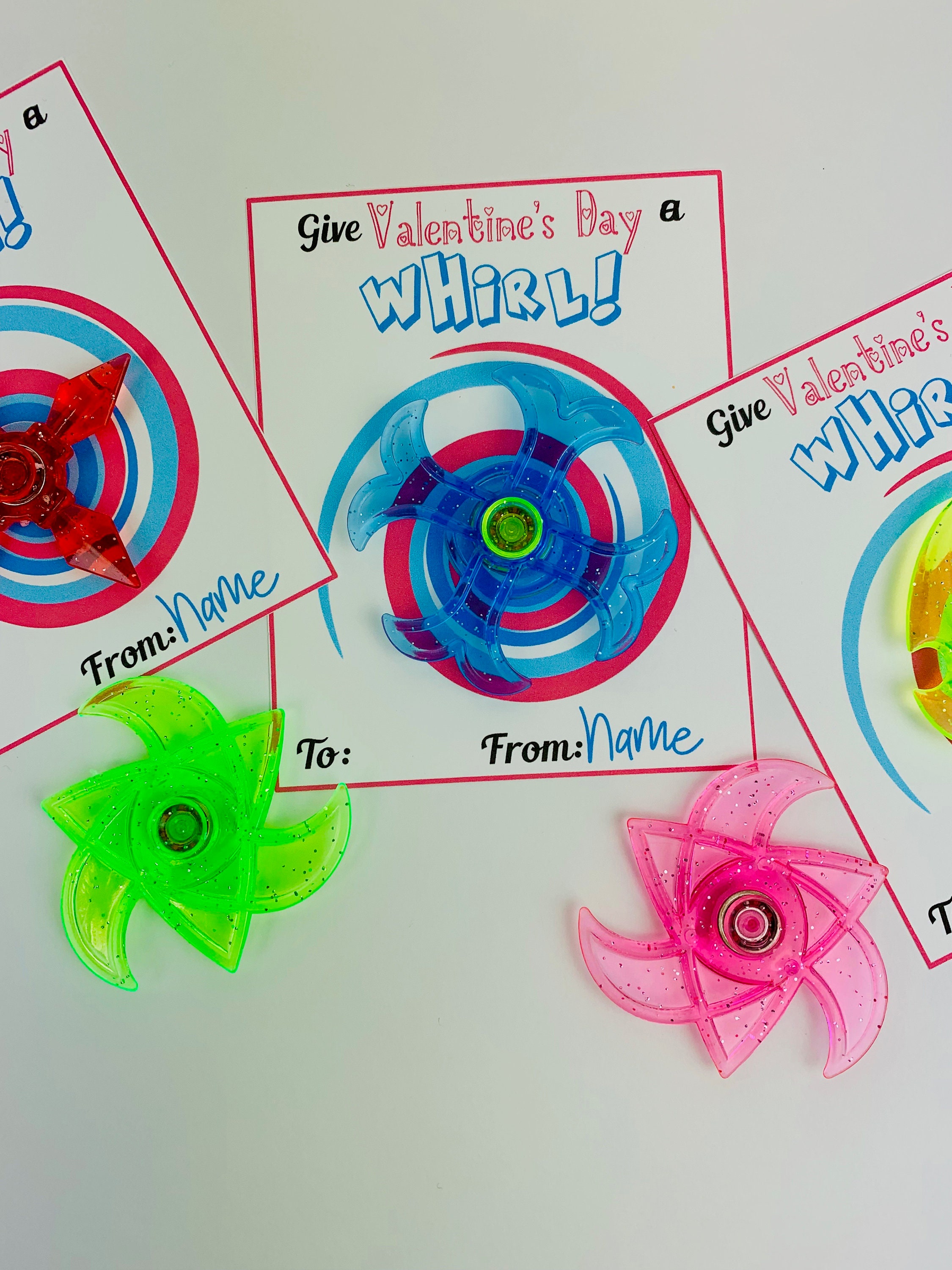 DIGITAL KIDS VALENTINE | Give Valentine a Whirl Fidget Spinner - Fidget ...