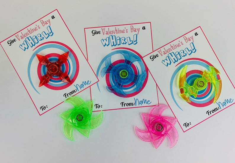 DIGITAL KIDS VALENTINE | Give Valentine a Whirl Fidget Spinner - Fidget ...