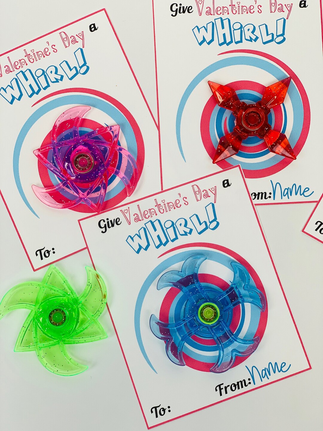 DIGITAL KIDS VALENTINE | Give Valentine a Whirl Fidget Spinner - Fidget ...