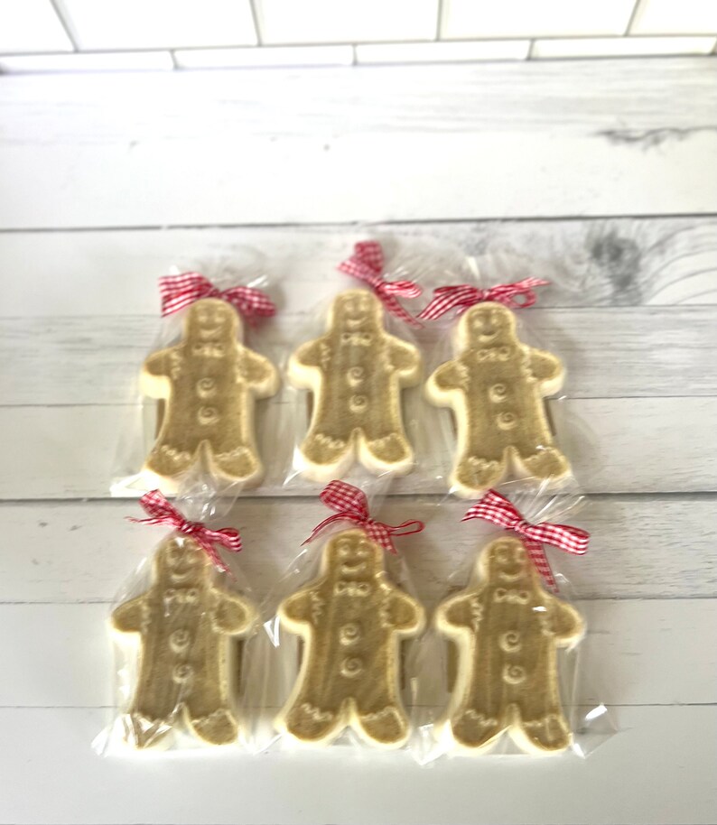 Gingerbread Man Soap Favors: Holiday Stocking Stuffers - Set of 6 - Etsy