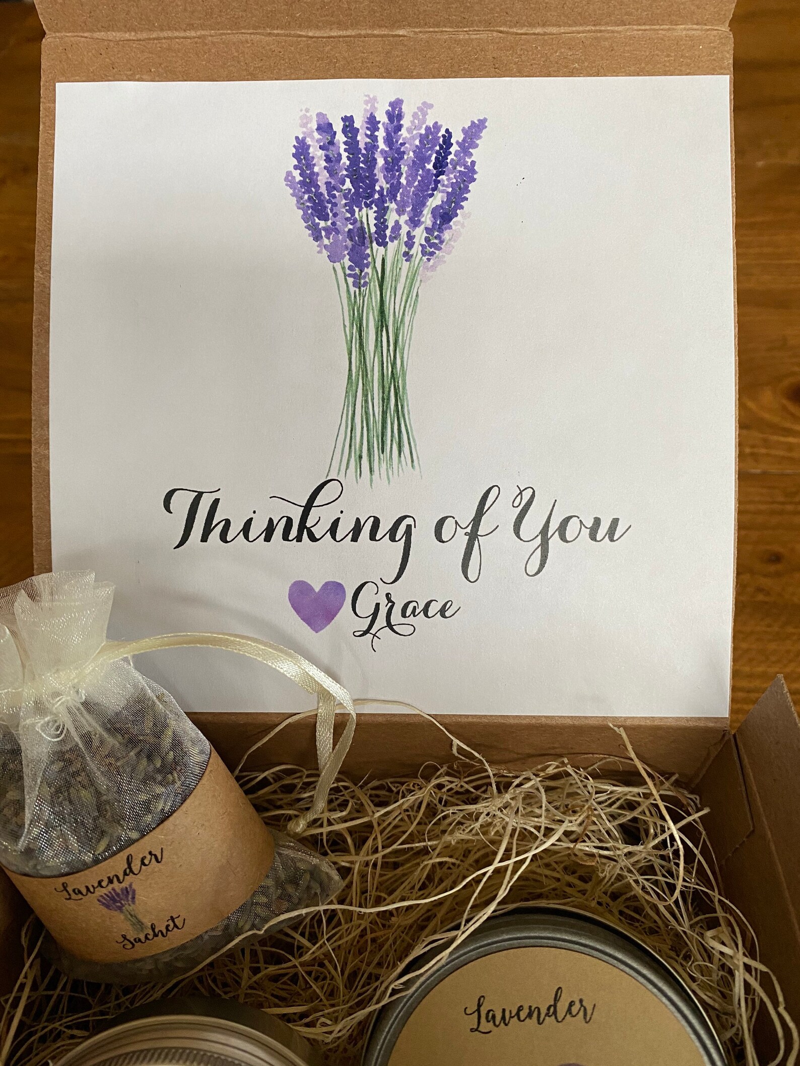 Lavender Gift Set Lavender Gift Box Self Care Box Care | Etsy