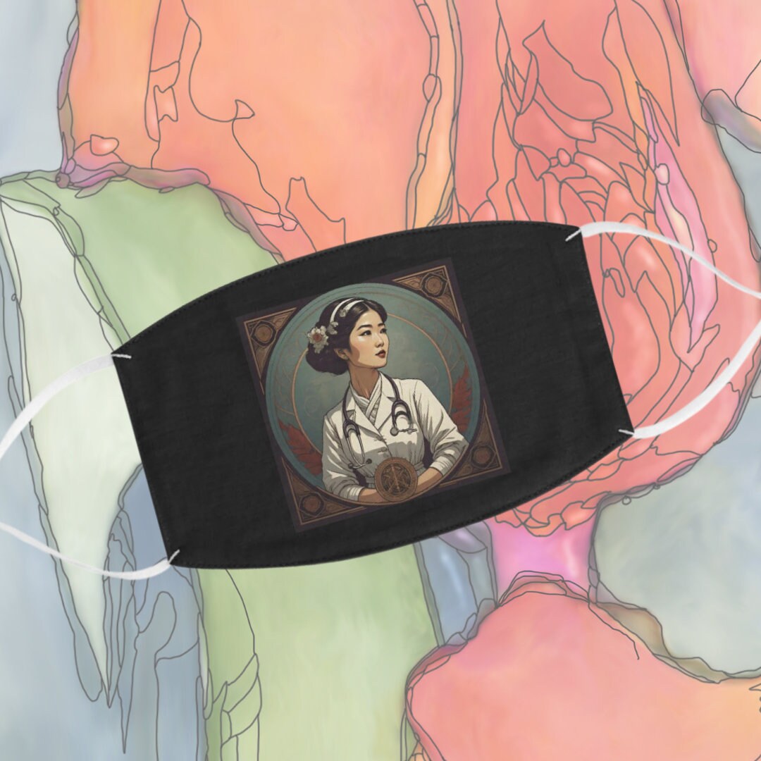 Nurse Nouveau Face Mask: Empowering Gift of Art and Protection for ...