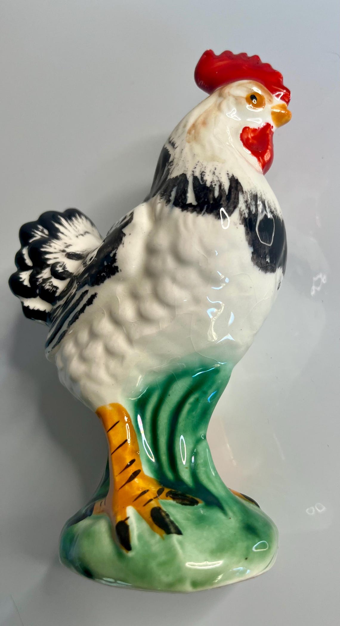 Vintage Lefton Rooster Statue - Etsy