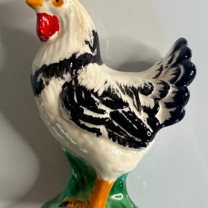 Vintage Lefton Rooster Statue - Etsy