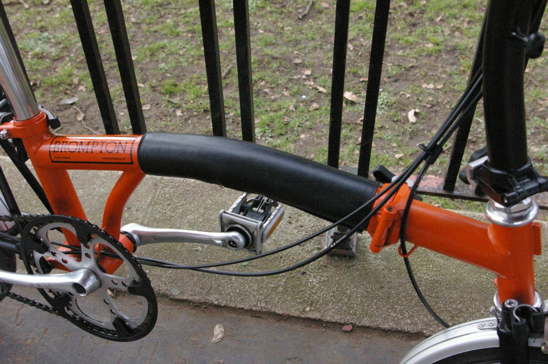 Leather Frame Protector for Brompton Bicycles - Etsy