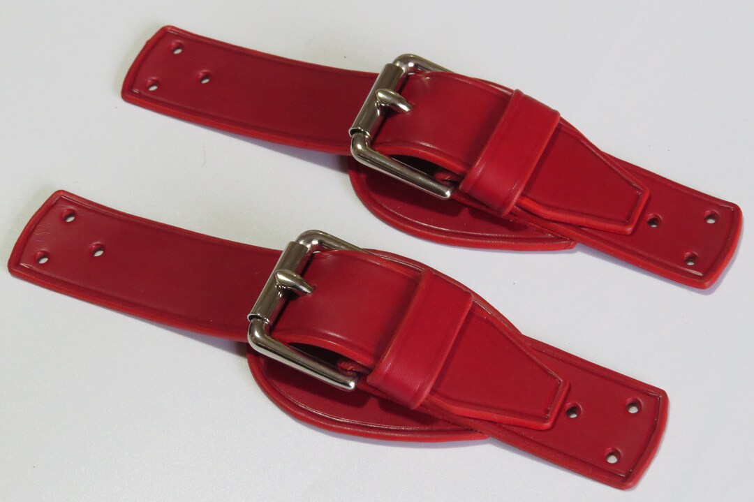 Short Leather Bonnet/boot Straps for Vintage and Classic Cars pair 1.25 ...