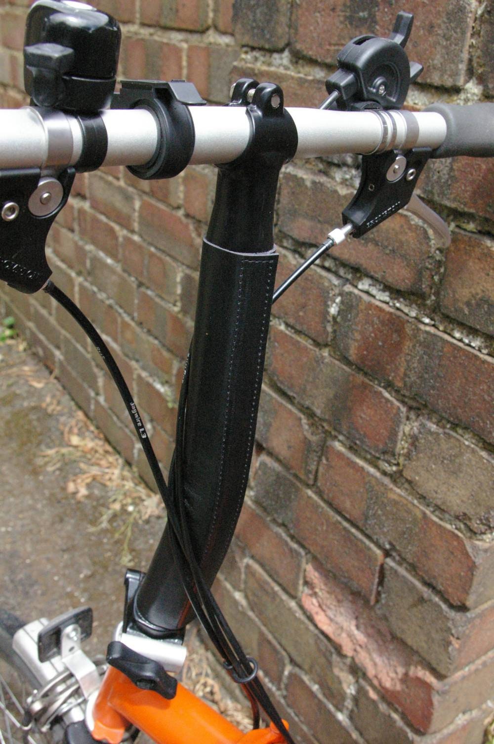 Leather Stem Protector for Brompton Bicycles - M, P, S & H Types - Etsy