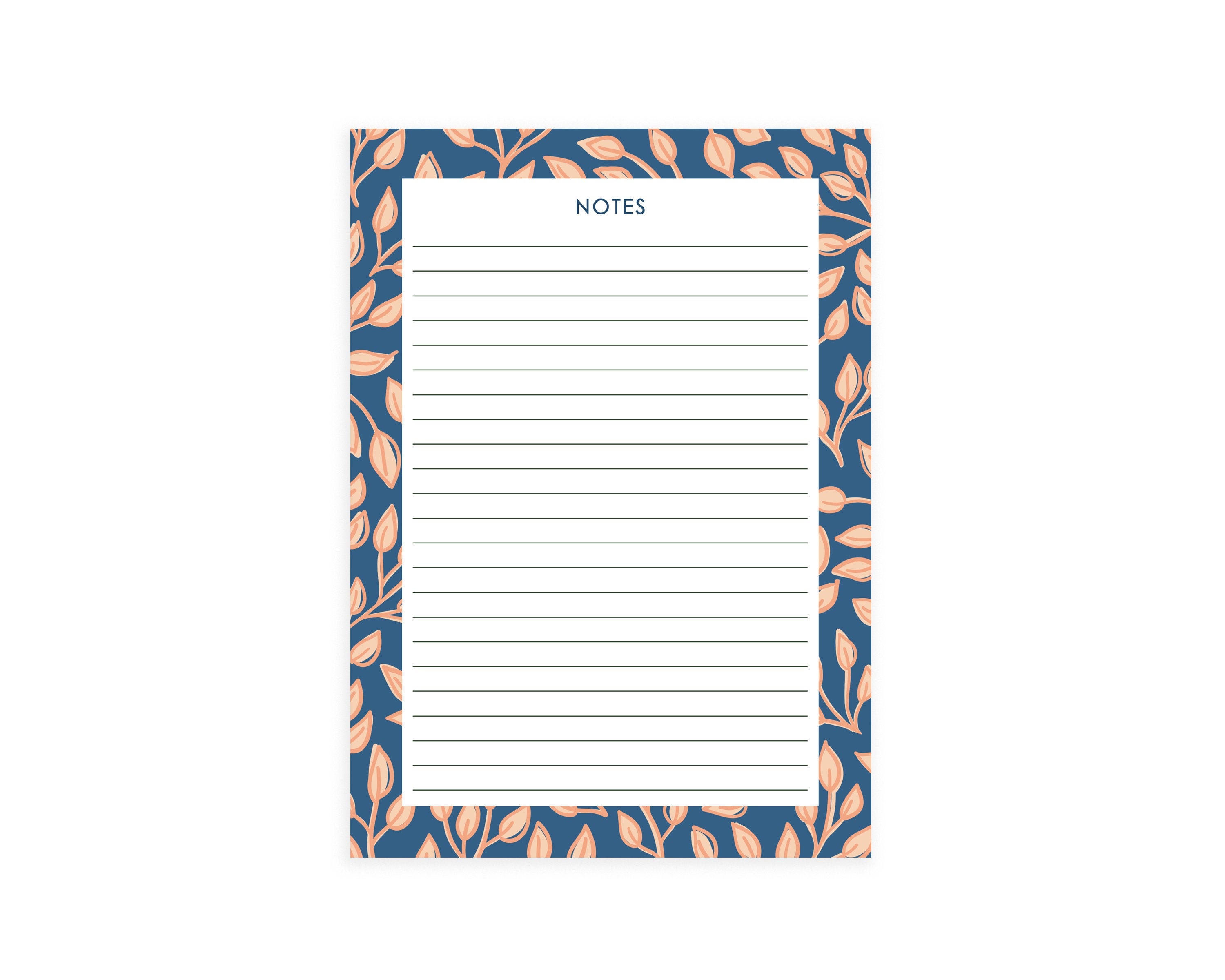 Notepad Midnight Autumn Leaves to Do List, Fall Leaves Nature Notepad ...