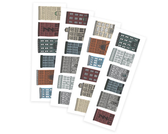 New York City Buildings Bookmarks Set of 4 Bookmarks - Etsy