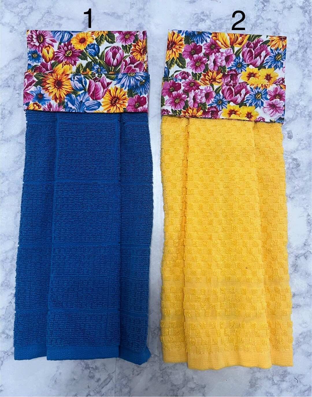 Flower Patch Top and Hanging Kitchen Towels, Hanging Towels ,hanging ...