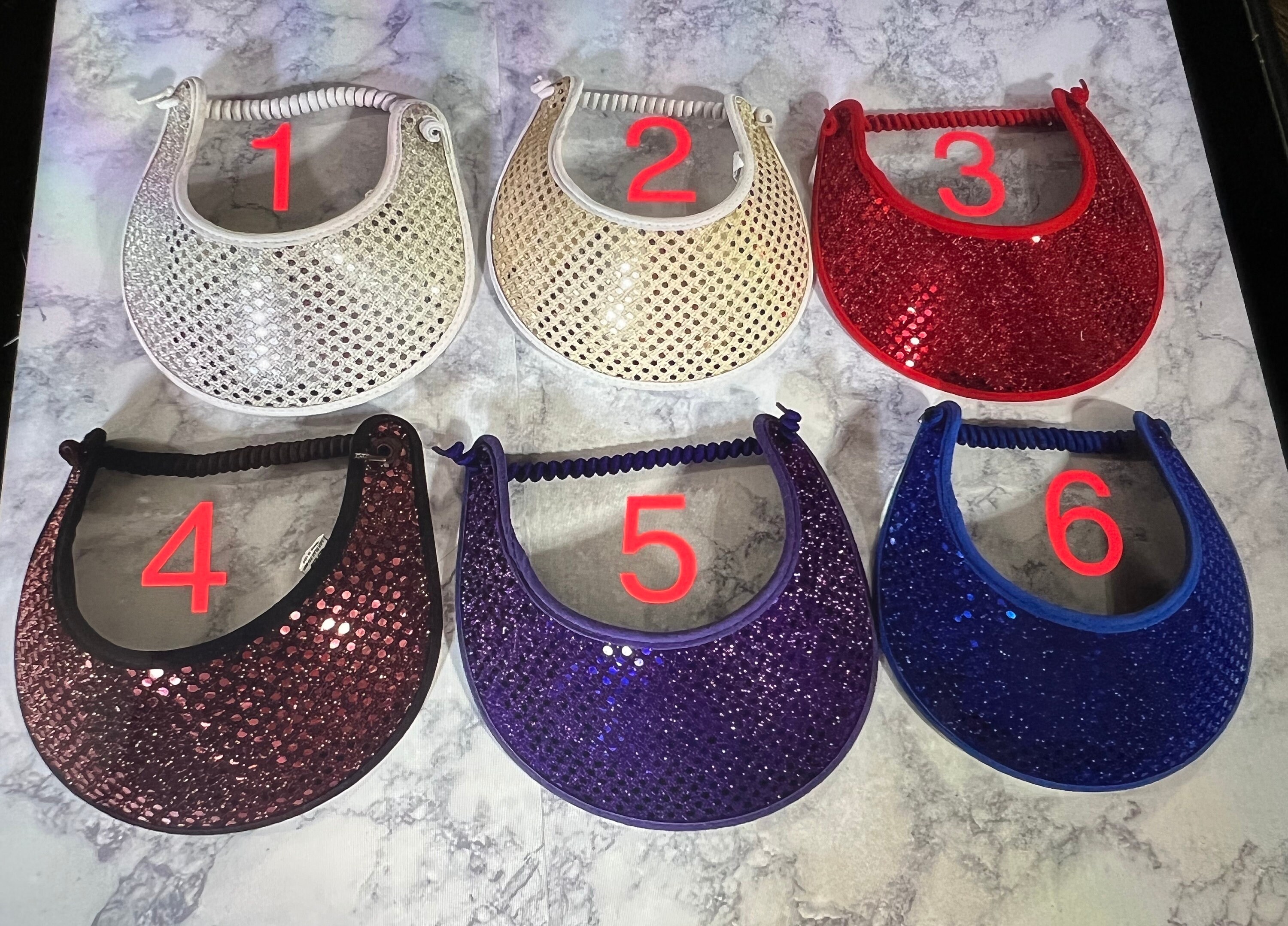 White Visor - Gold Visor - Red Visor - Brown Visor - Purple Visor ...