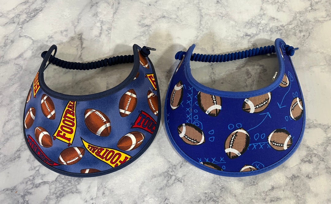 Ladies Sun Visor Baseball & Football Sun Visor With Fabric Trimmed ...