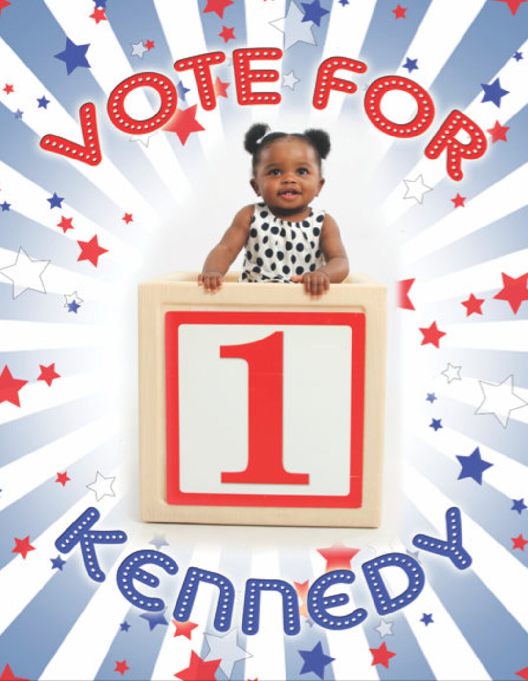 Printable First Birthday Party Sign Poster - "vote FOR Me" 1st - 2nd ...