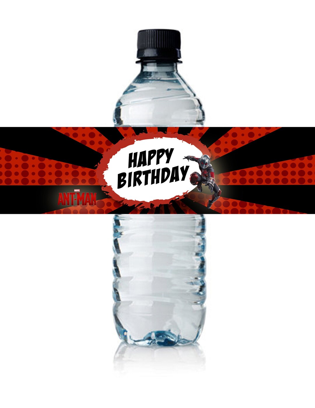 Ant Man Labels Ant Man Birthday Labels Water Bottle Labels Super Hero ...