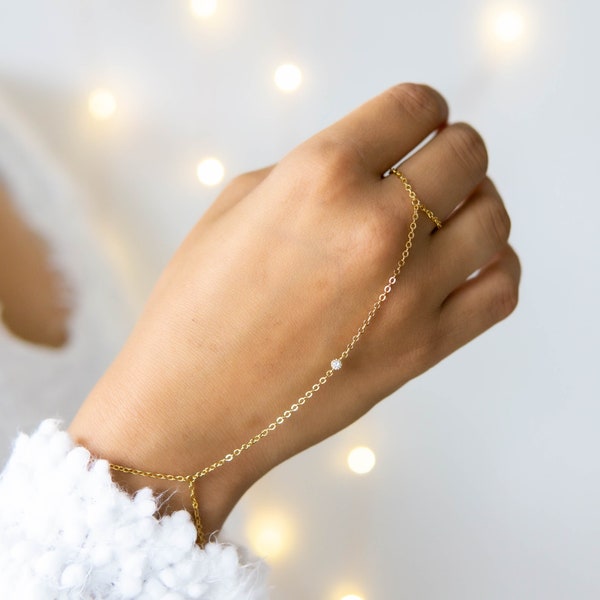 Hand Chain - Etsy