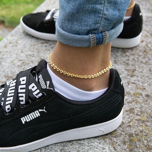 Chunky Gold Chain Anklet for Women Gold Ankle Bracelet Thick - Etsy UK