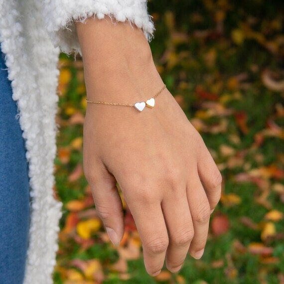 2 heart bracelet store