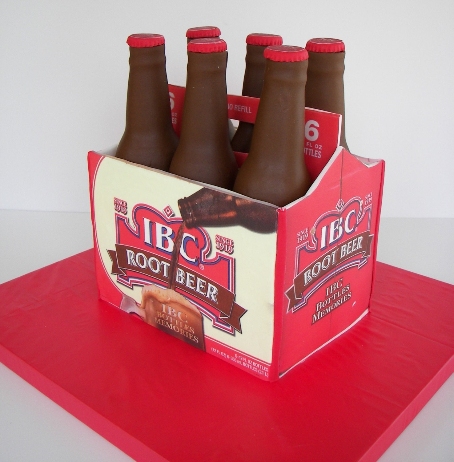 6 Pack Beer Cake Tutorial - Instant Download - Etsy