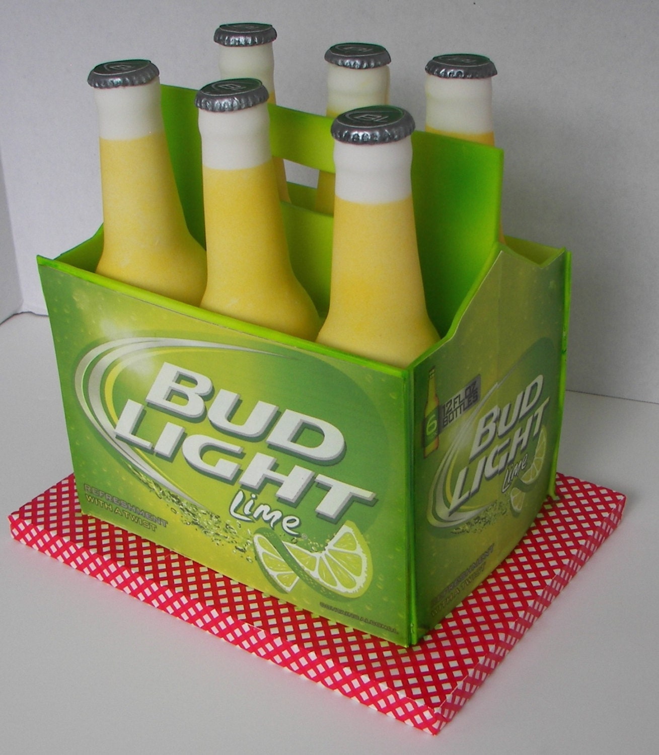6 Pack Beer Cake Tutorial - Instant Download - Etsy