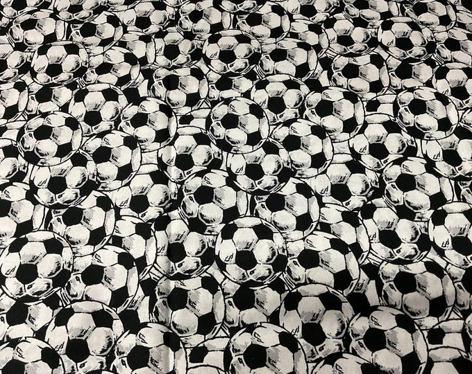Soccer Cotton Fabric, Fabric by the Yard, Cotton Fabric, Quilting ...