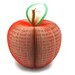 Paper Apple Made From a Book With Personalized Leaf - Etsy