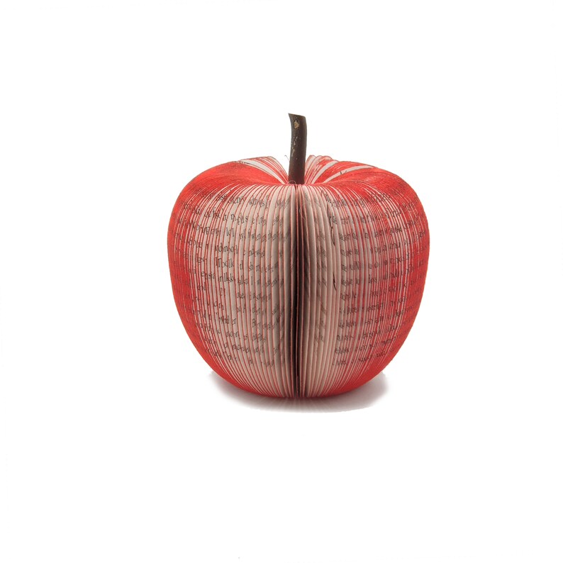 4th Anniversary Gift – Personalised Book Apple – Fruit Anniversary Gift ...