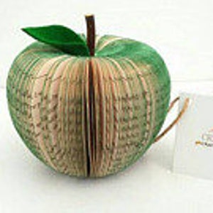 Apple Book Gift Set of 3 Paper Gift 1st Anniversary Gift 4th ...