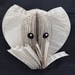 PDF Tutorial and Pattern - Book Art Elephant- Paper Cutting Pattern ...