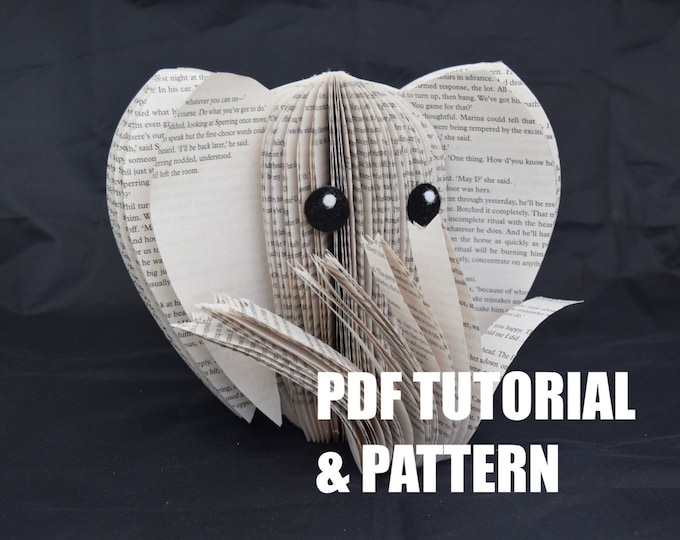 PDF Tutorial and Pattern Book Art Elephant Paper Cutting - Etsy